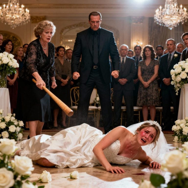 My mother-in-law hit me with a stick right in the middle of my wedding ...